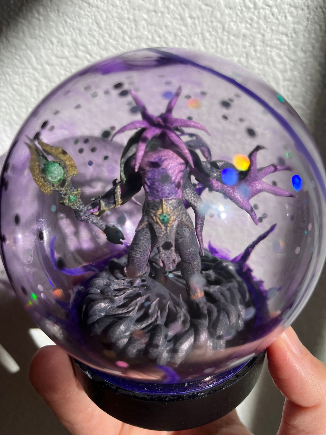 Faceless Void Arcana in Chronosphere Snow Globe - Dota 2 Figurine 3D ...