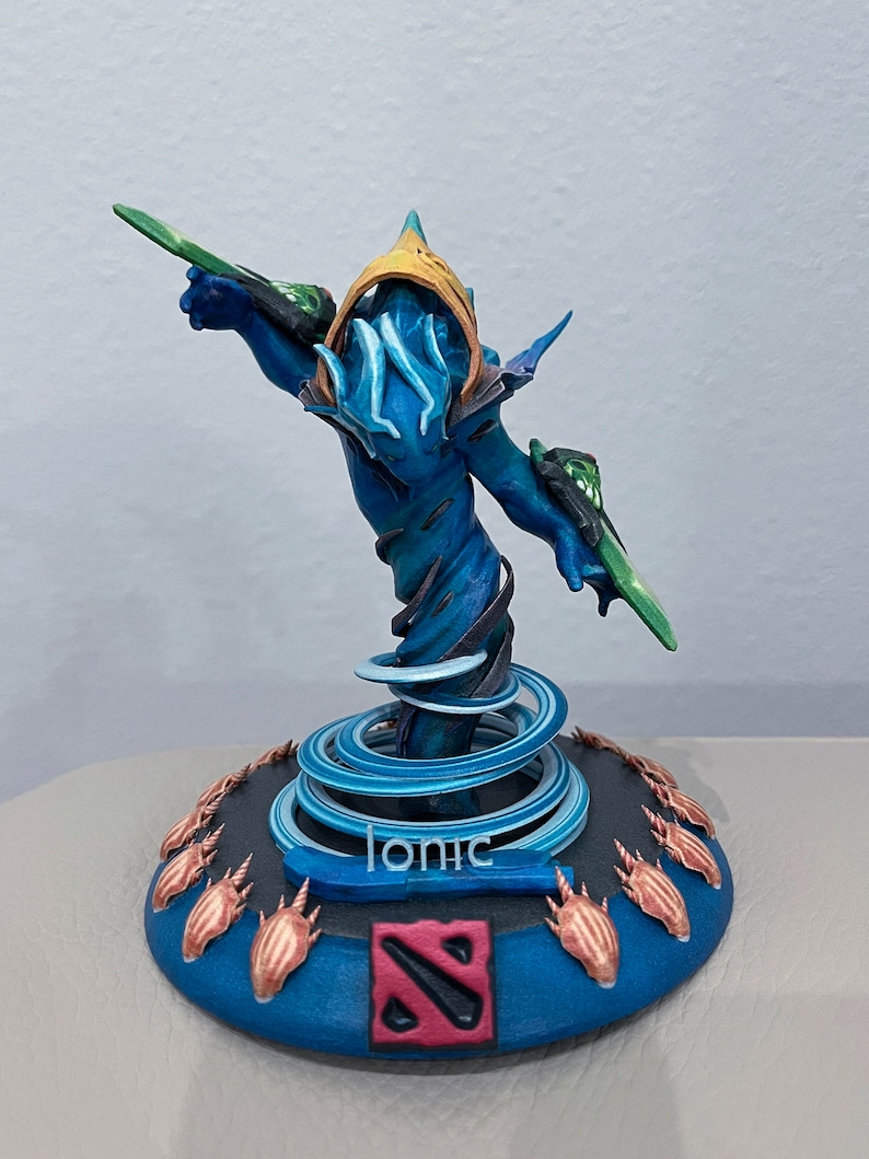 Morphling in Mixed Set With Immortals on Pedestal - Dota 2 Figurine 3D ...
