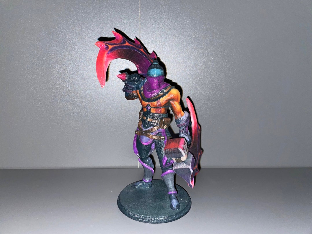 Anti-mage With Basher of Mage Skulls Dota 2 Figurine 3D Model - Etsy
