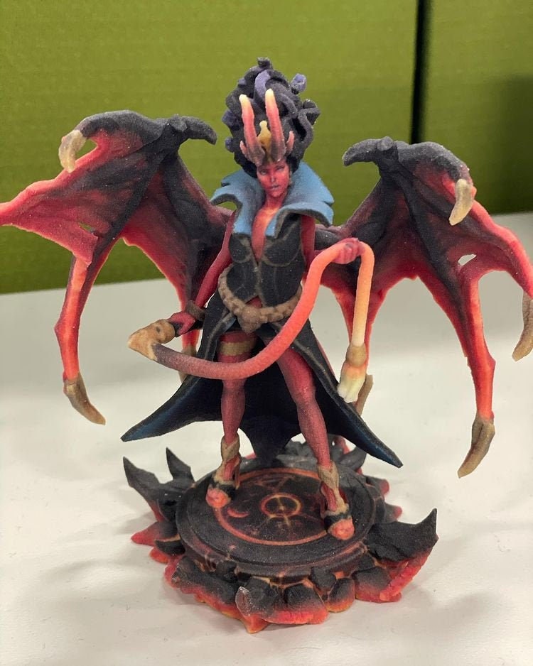 Queen of Pain Arcana Red Style Dota 2 Figurine 3D Model - Etsy Canada