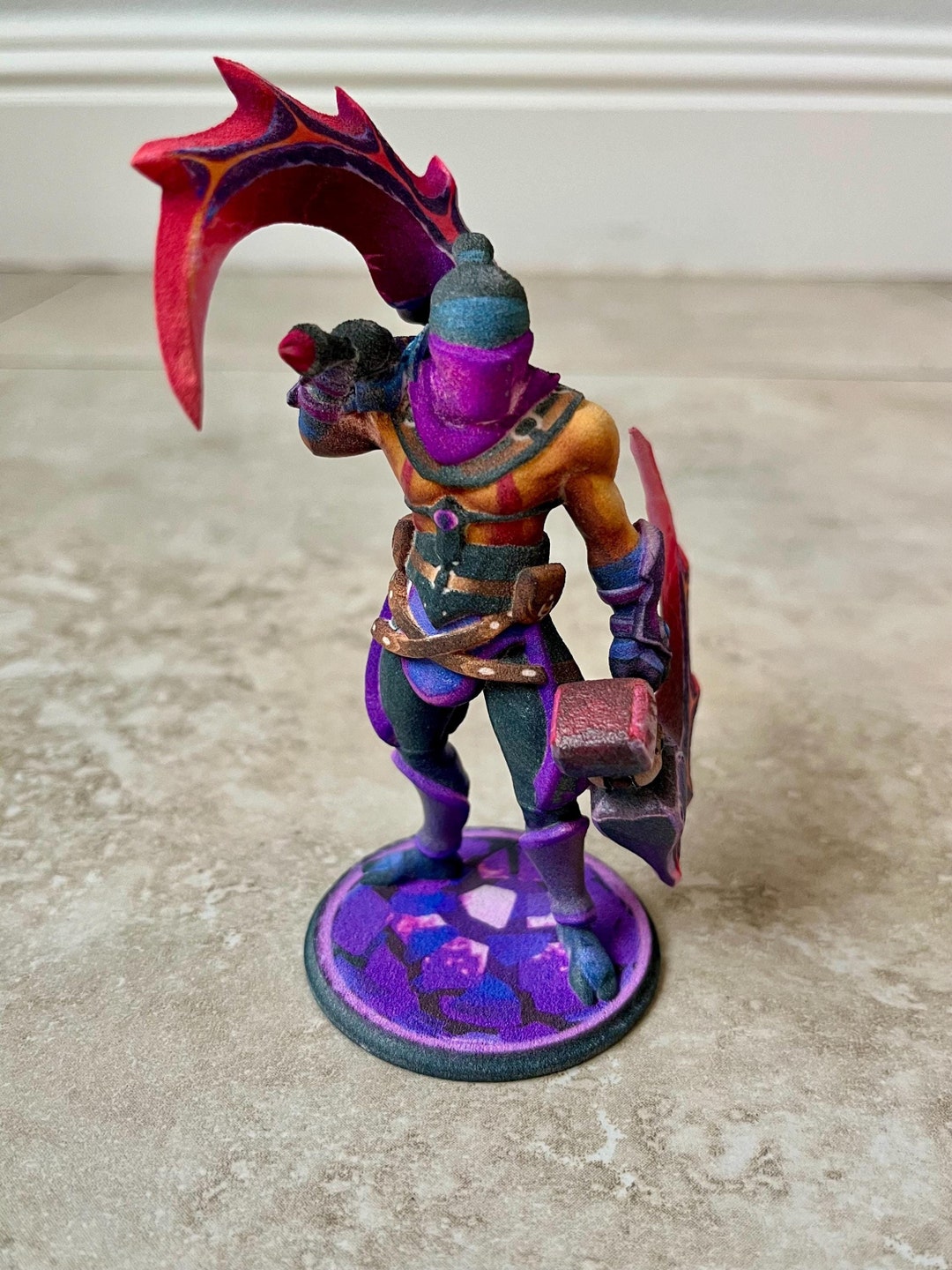 Anti-mage With Basher of Mage Skulls - Dota 2 Figurine 3D Model - Etsy