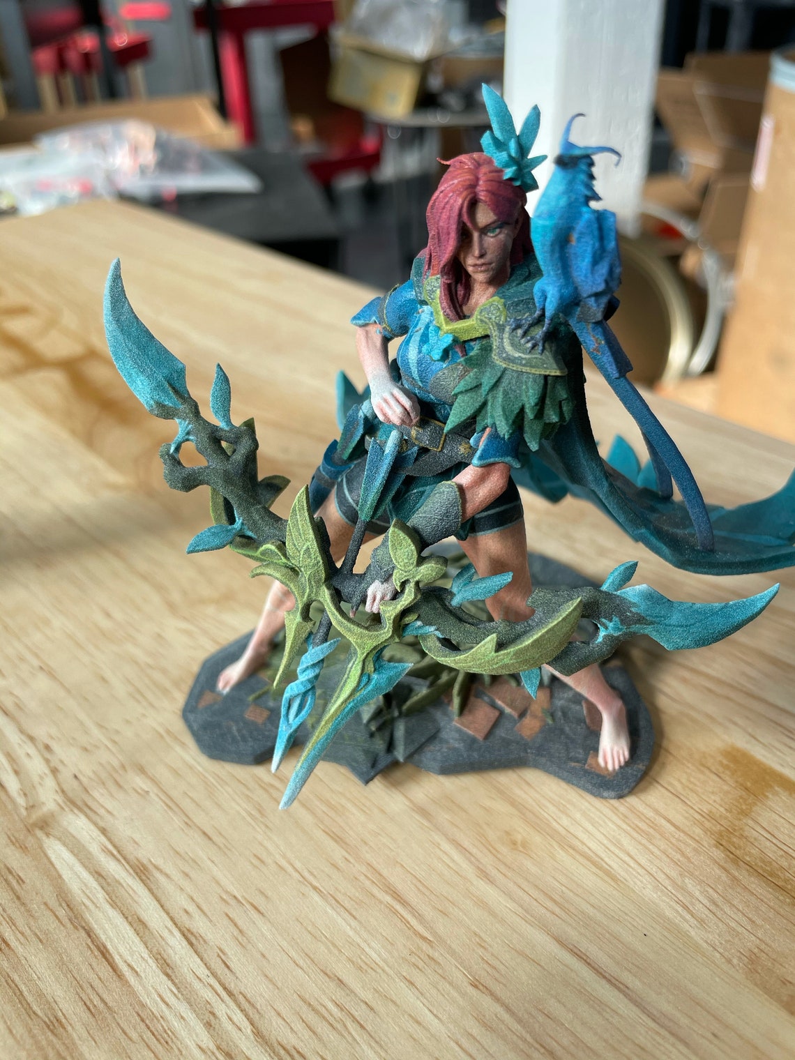 Windranger Arcana on Grass Pedestal Dota 2 Figurine 3D Model - Etsy