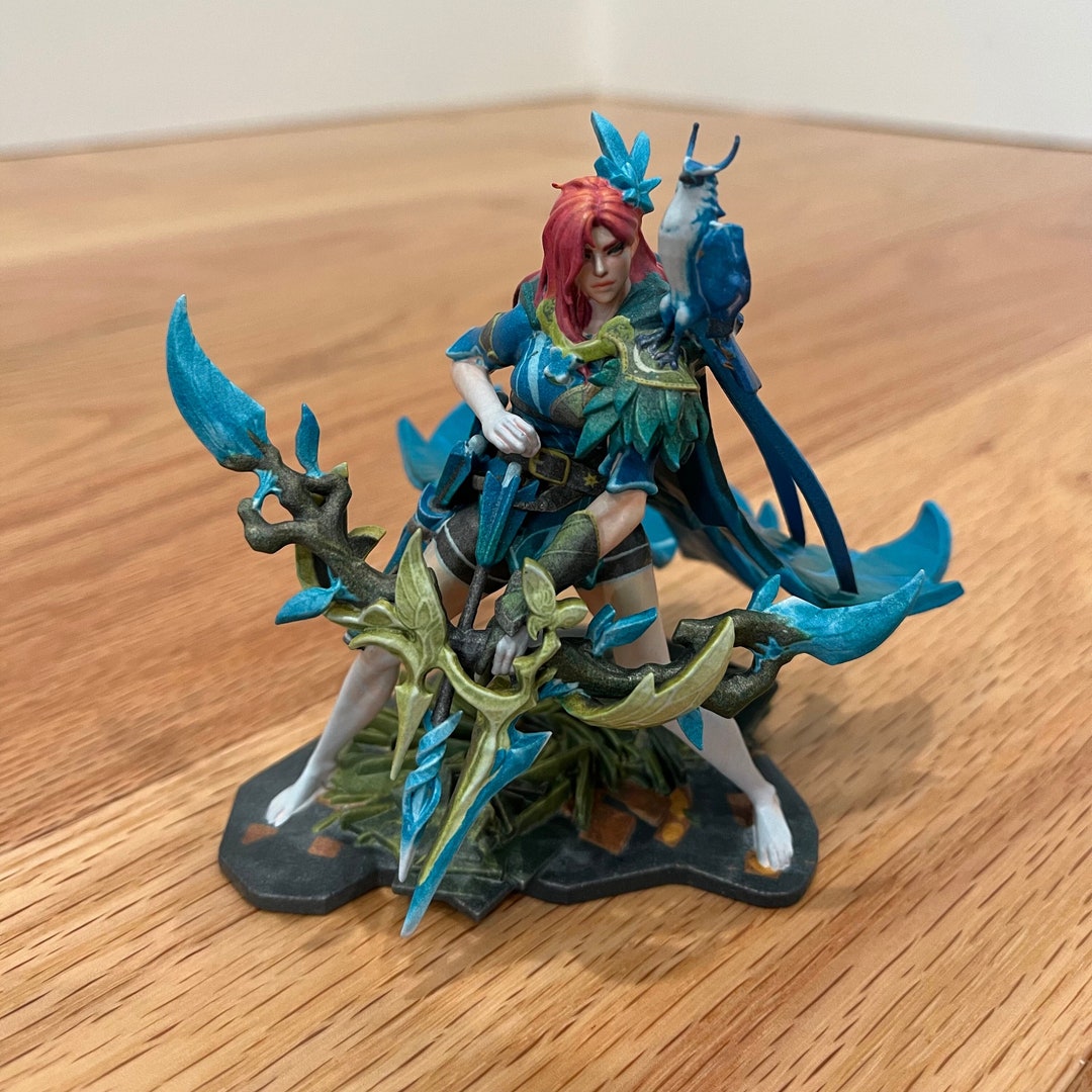 Windranger Arcana on Grass Pedestal - Dota 2 Figurine 3D Model - Etsy