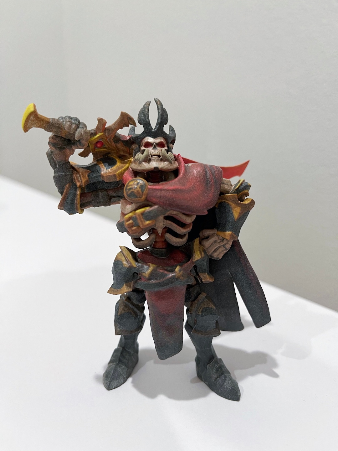 Wraith King Arcana Standing With Sword on Back - Dota 2 Figurine 3D ...
