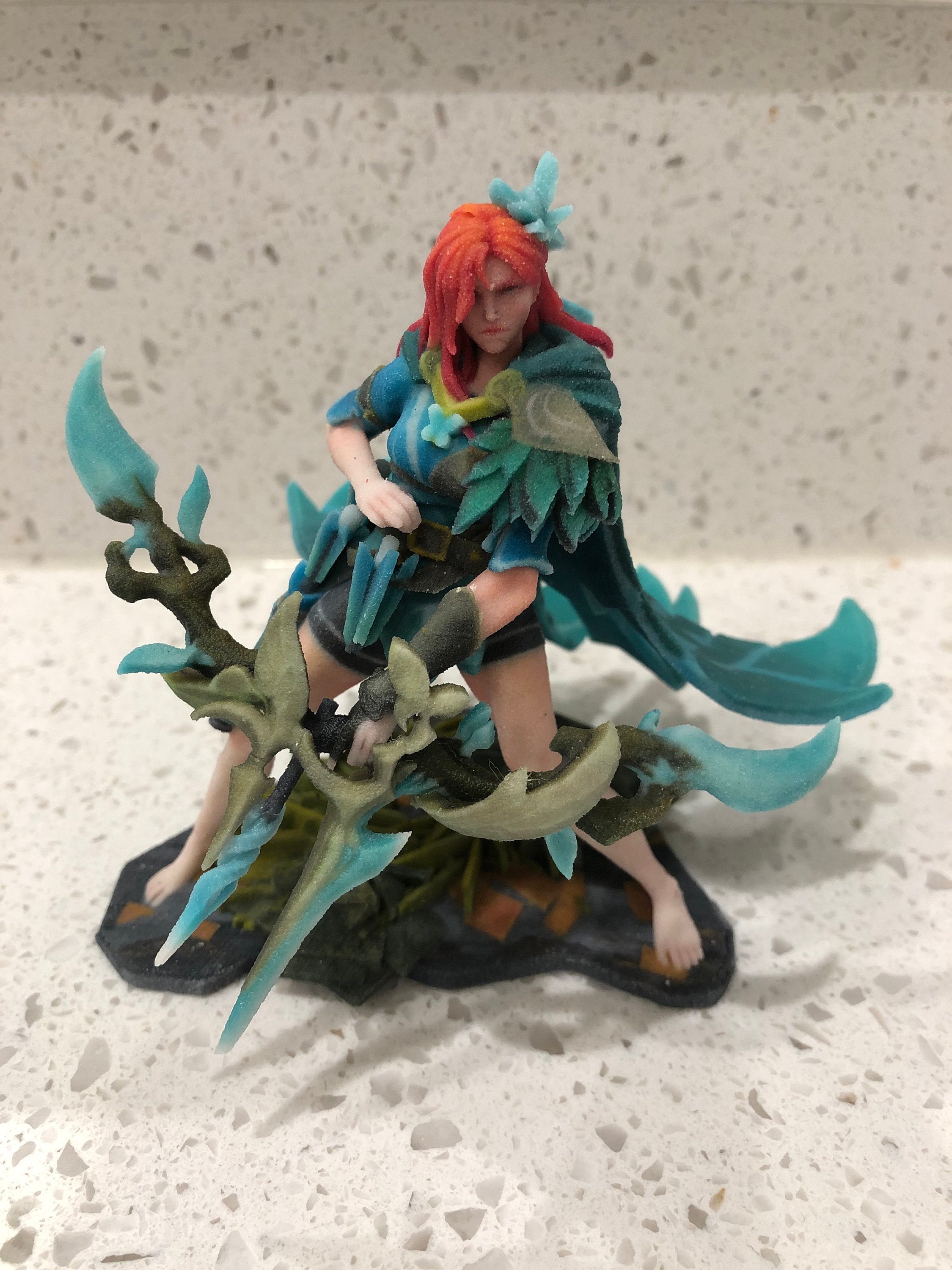 Windranger Arcana on Grass Pedestal Dota 2 Figurine 3D Model - Etsy