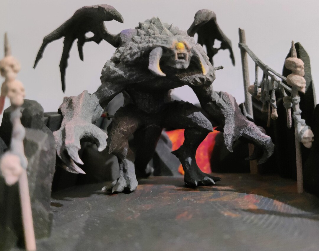 Roshan in Pit - Dota 2 Figurine 3D Model - Etsy