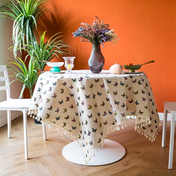 Butterfly Tablecloth - Etsy