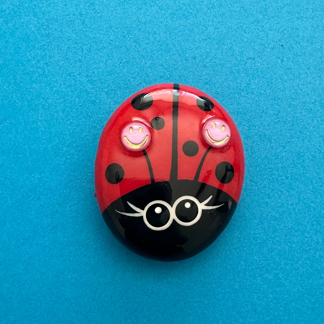 Smiley Face Lorybugrocks Ladybug - Etsy