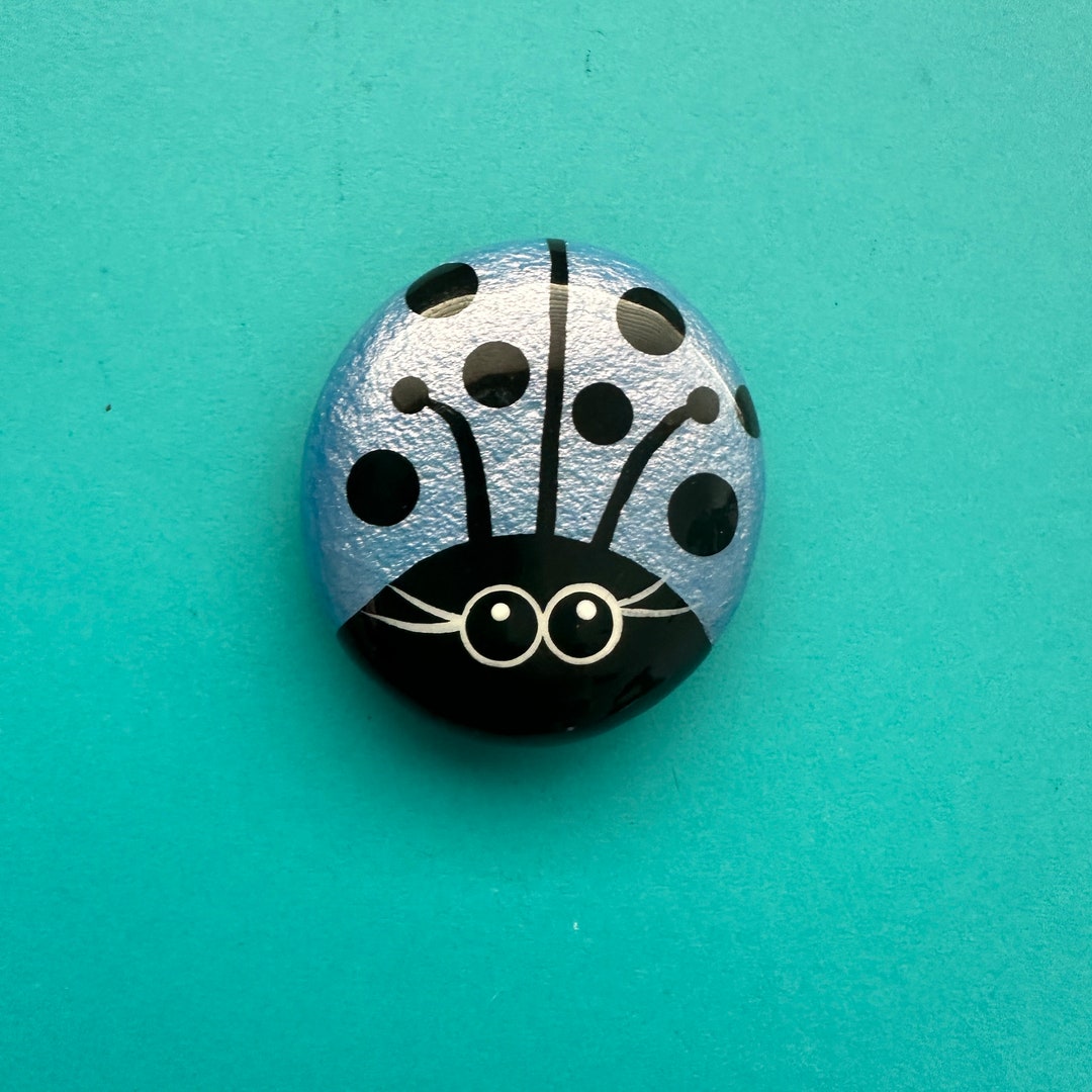 Metallic Ice Blue Lorybugrocks Ladybug - Etsy