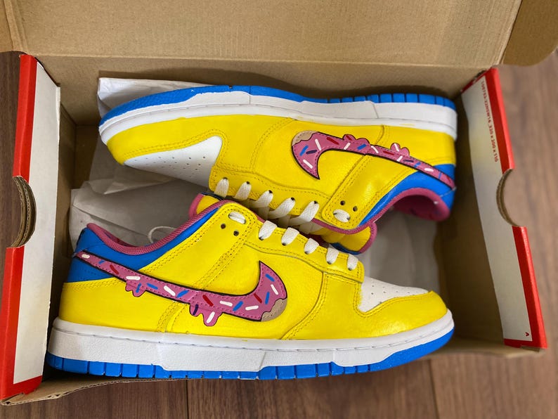 Custom Nike Dunks “simpsons” - Etsy