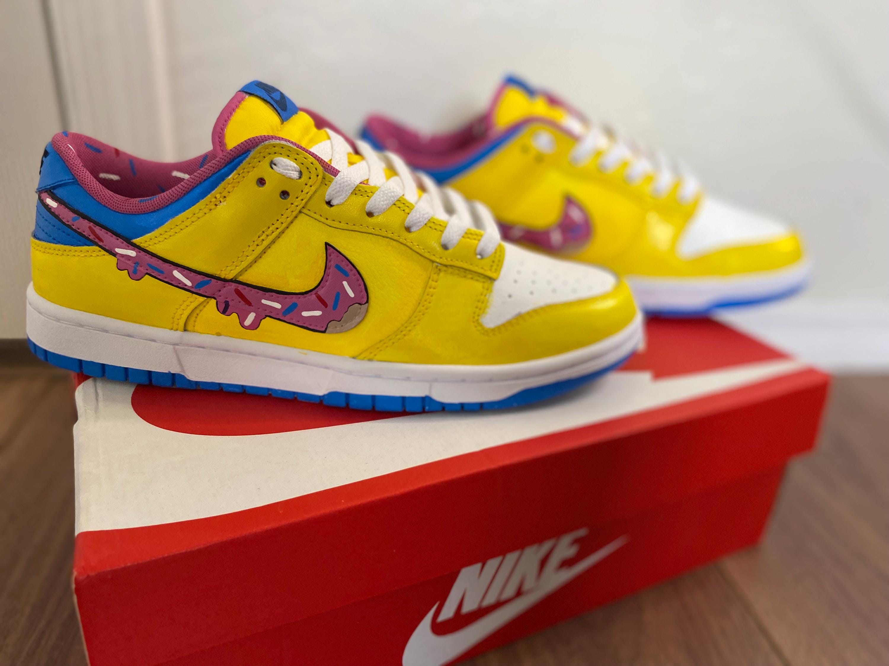 Nike Dunk Simpsons Blue Nike × Streetwear × The Simpsons Nike Dunk Low ...