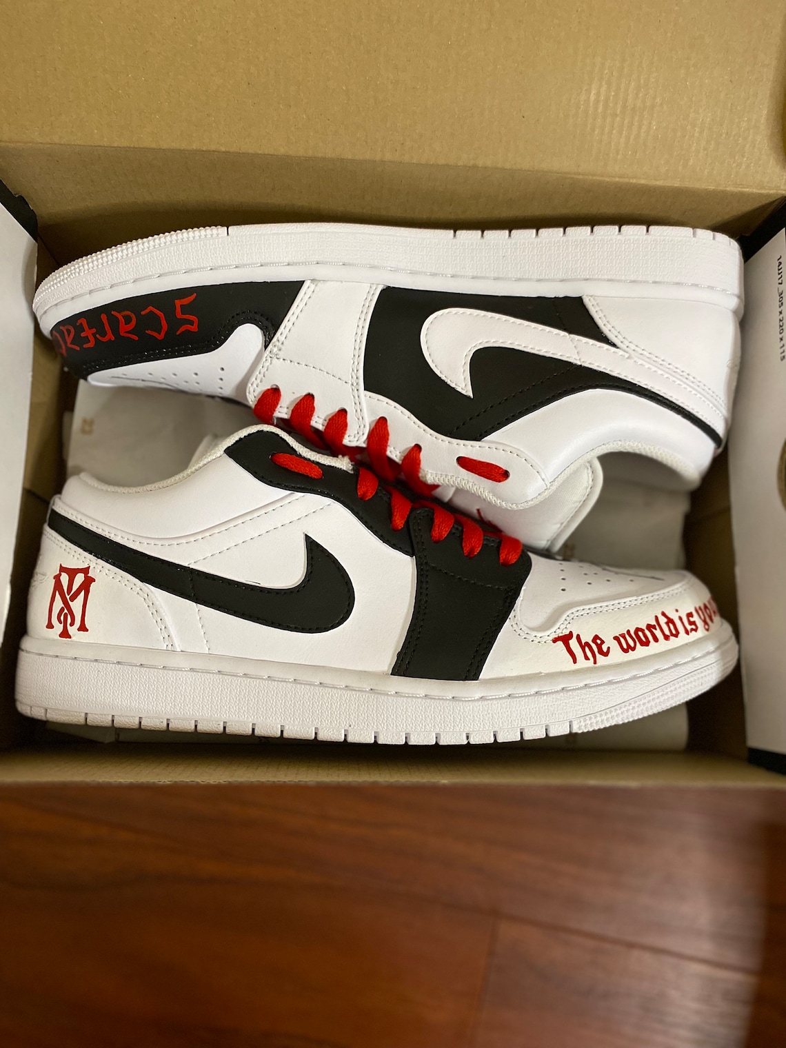 Custom Nike Air Jordan 1 Scarface Shoes - Etsy