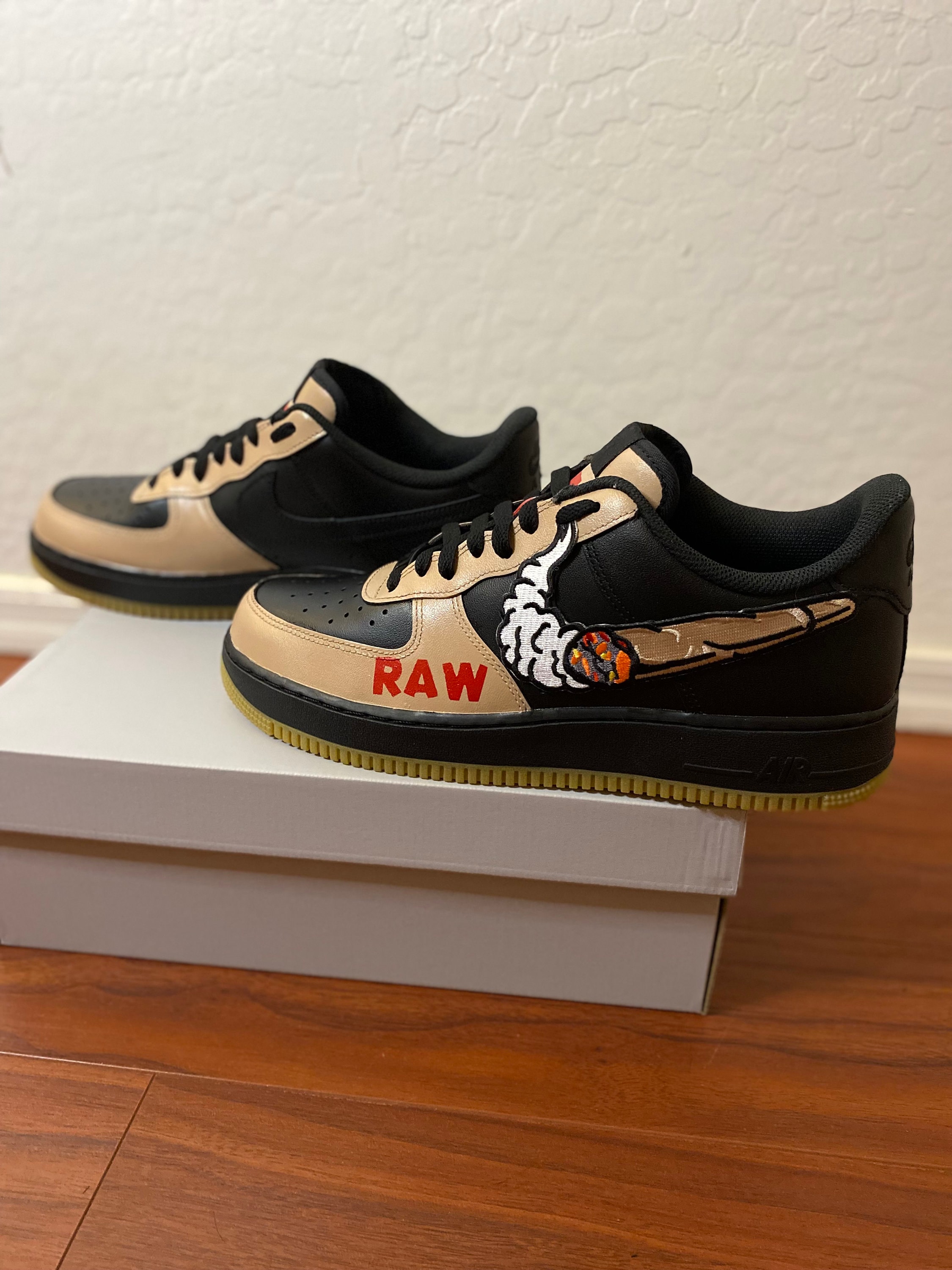 Custom RAW Air Force Ones - Etsy