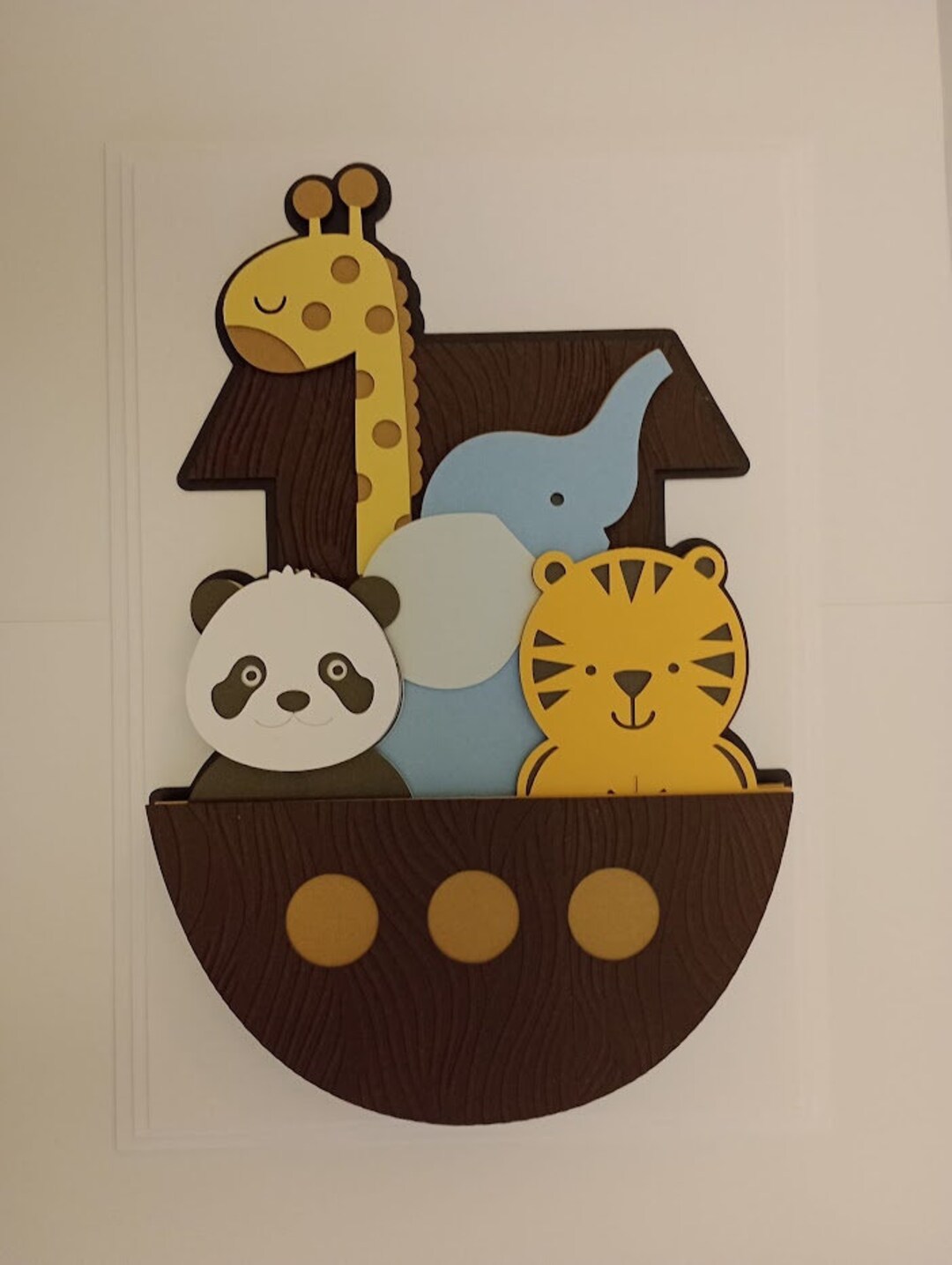 Extra Large Noah's Ark Themed Birthday Card. Age 1,2,3,4,5,6,7,8,9,10 ...