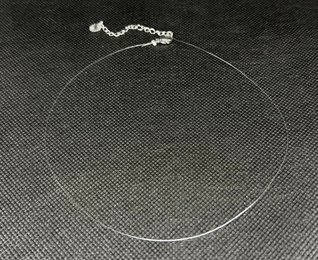 Invisible Necklace, Illusion Necklace Without Pendant, Transparent ...