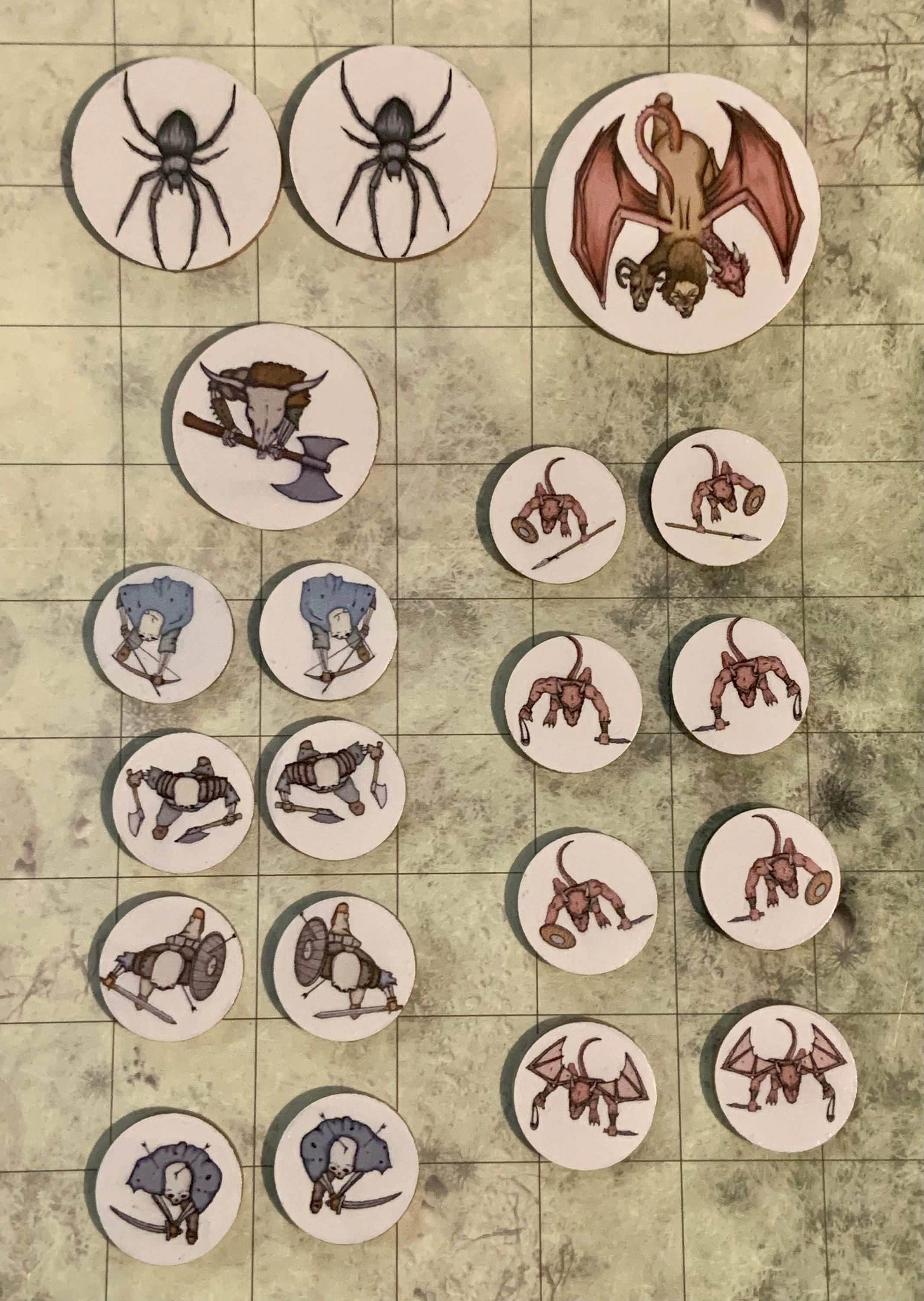 RPG Tokens: Cobblestone and Skull Full Catalog Variety Set! - Etsy