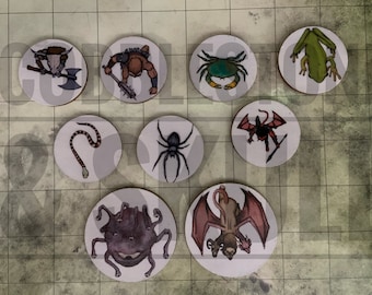 Monster Tokens Rpg - Etsy