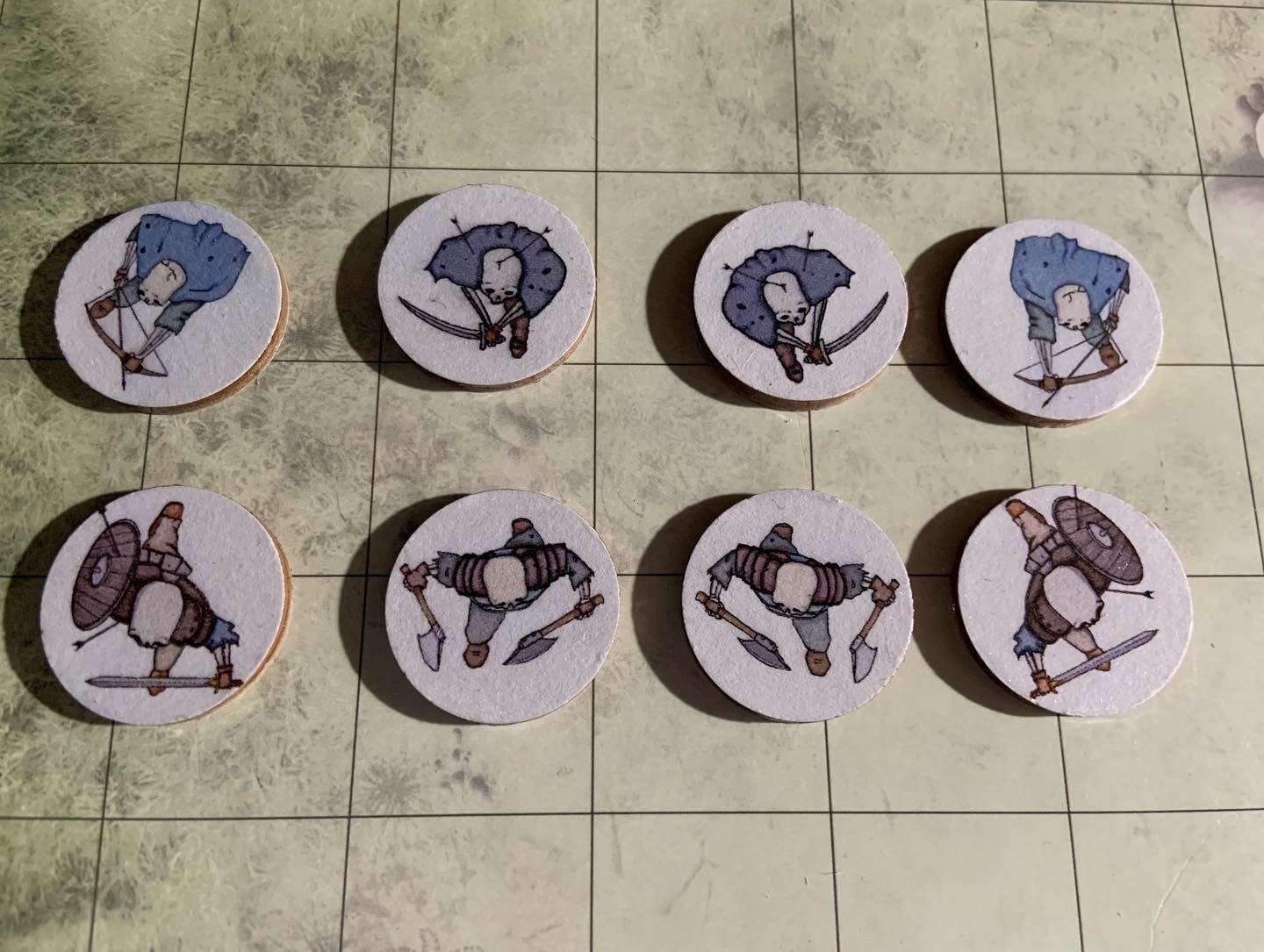 RPG Tokens: Skeletons! - Etsy