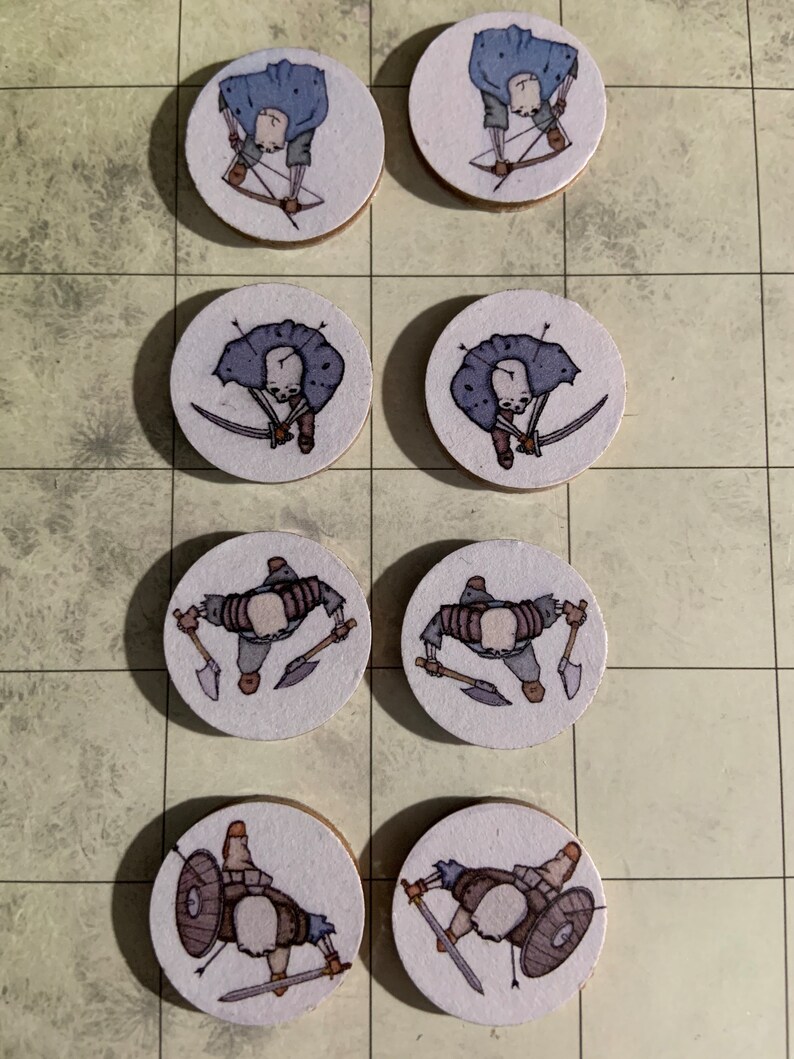 RPG Tokens: Skeletons! - Etsy
