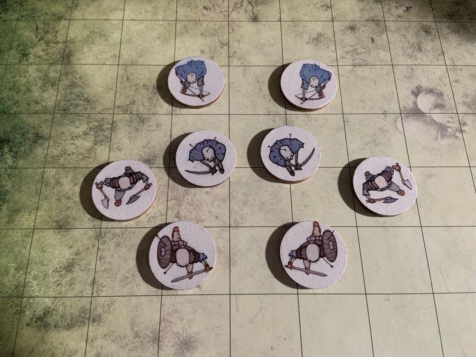 RPG Tokens: Skeletons! - Etsy