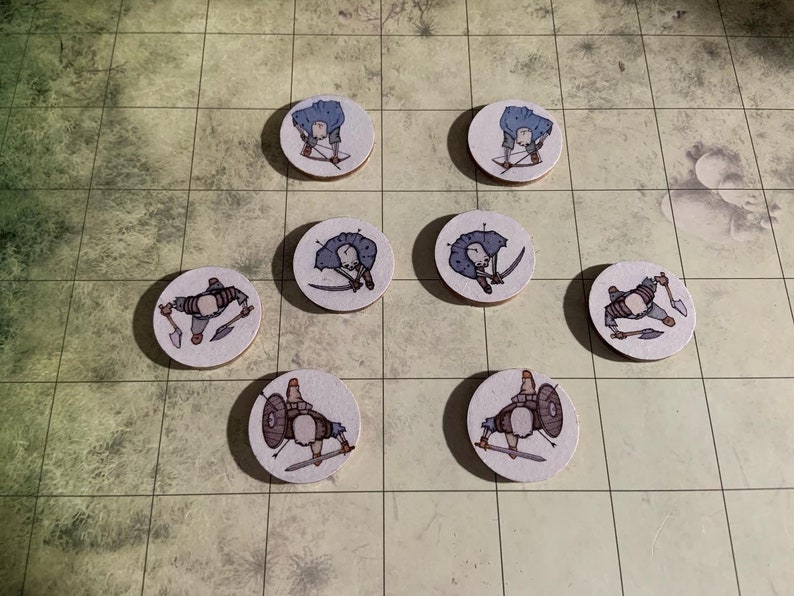 RPG Tokens: Skeletons! - Etsy