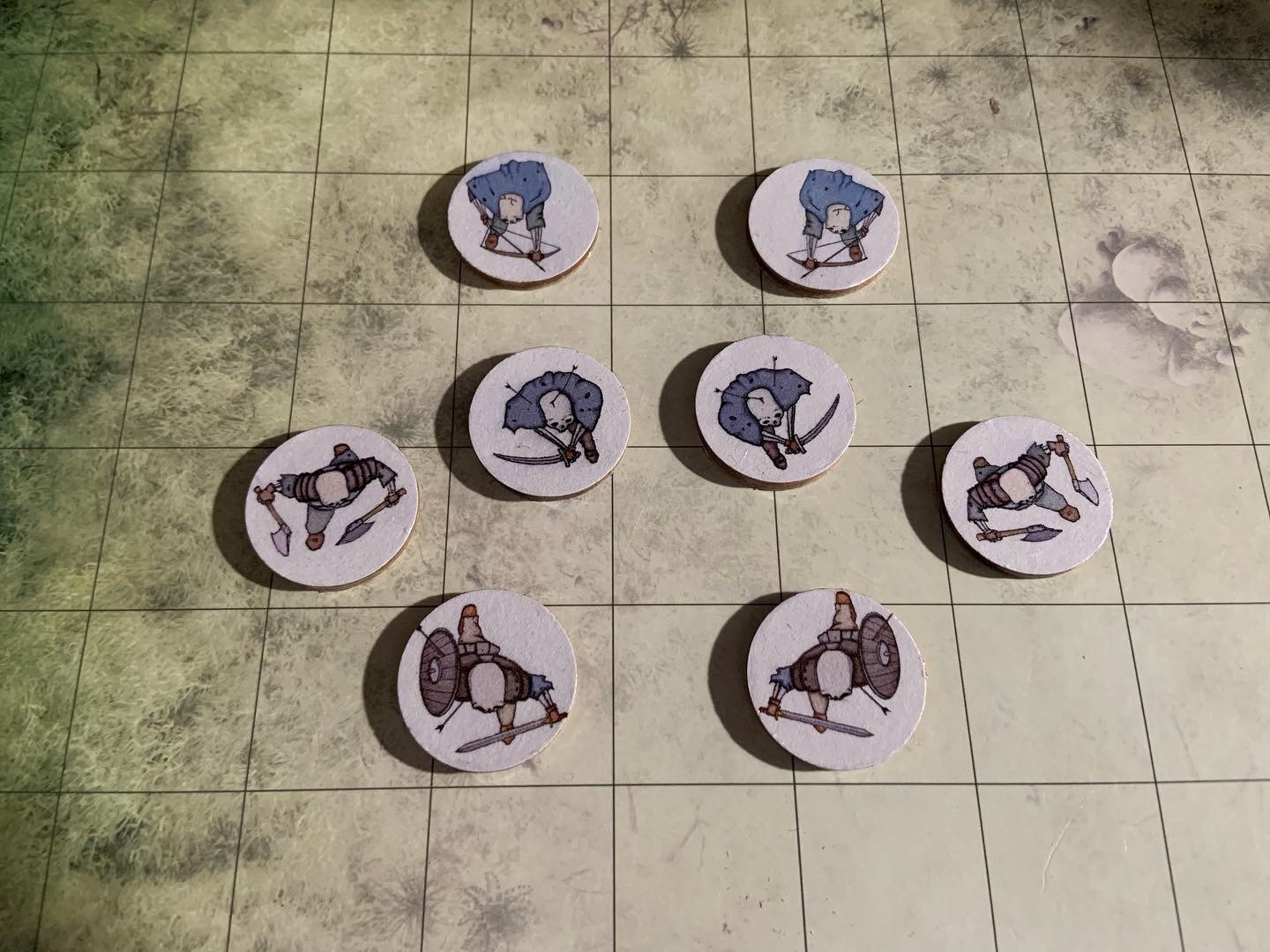 RPG Tokens: Skeletons! - Etsy