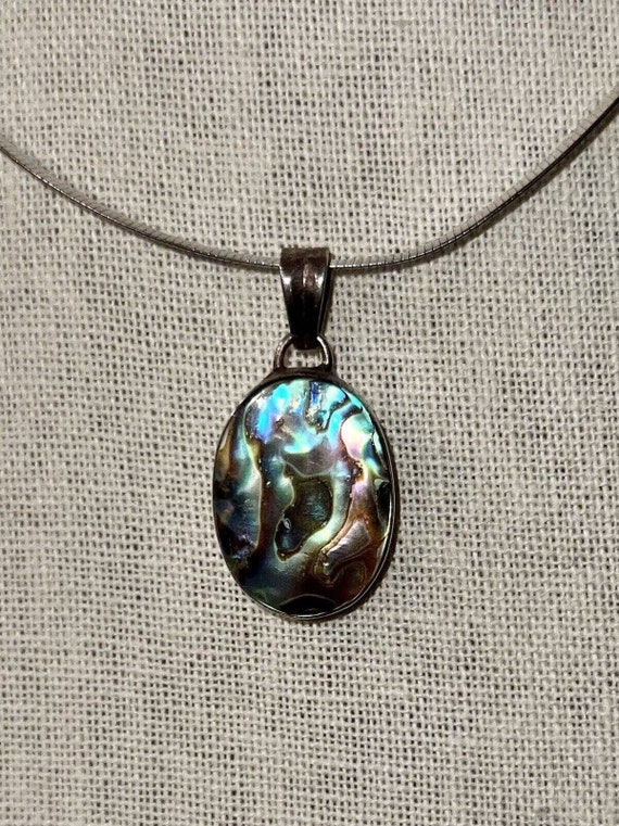 abalone pendant necklace - Gem