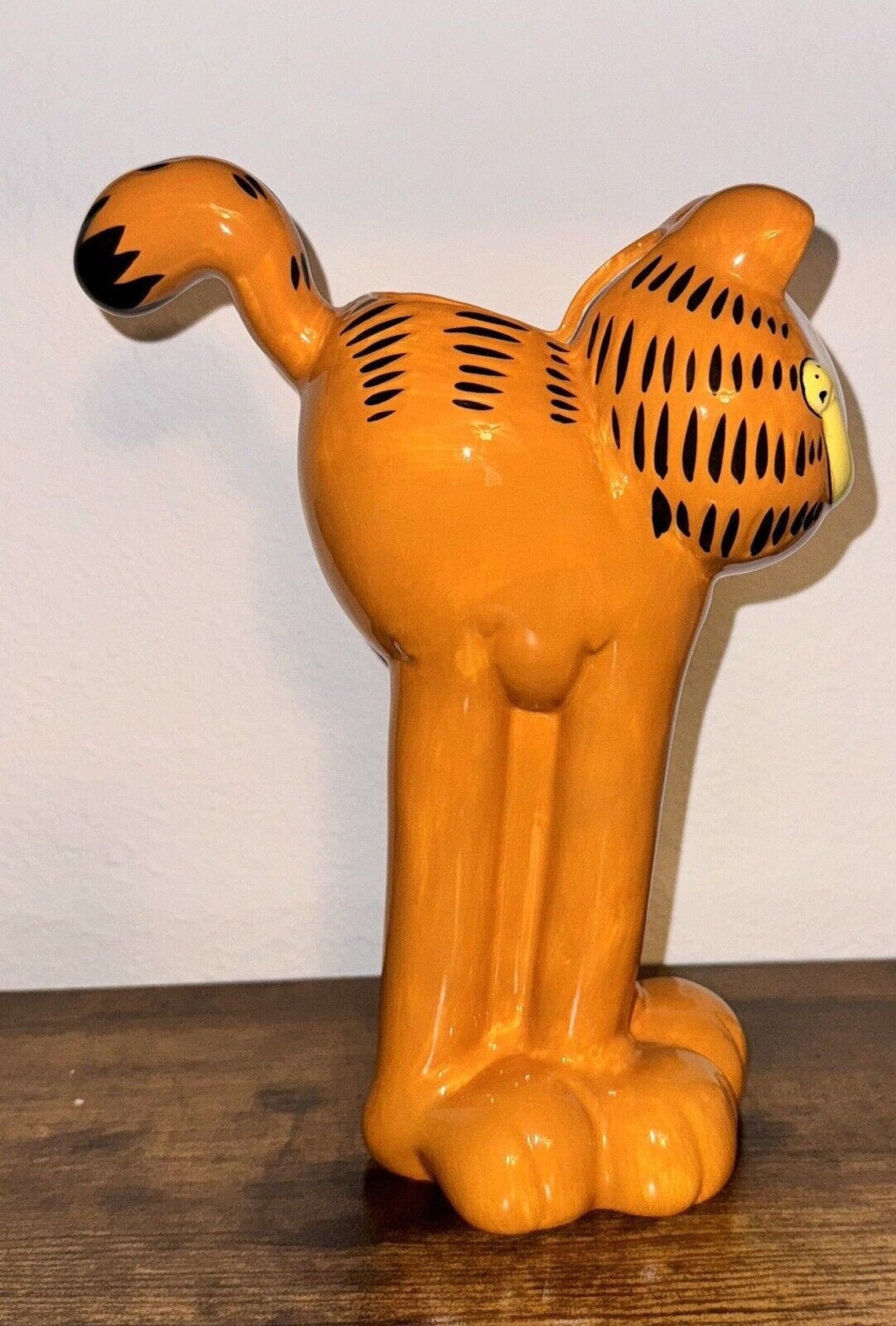 Vintage Burton Garfield the Cat Ceramic Vase Paws 9 in Tall Excellent ...