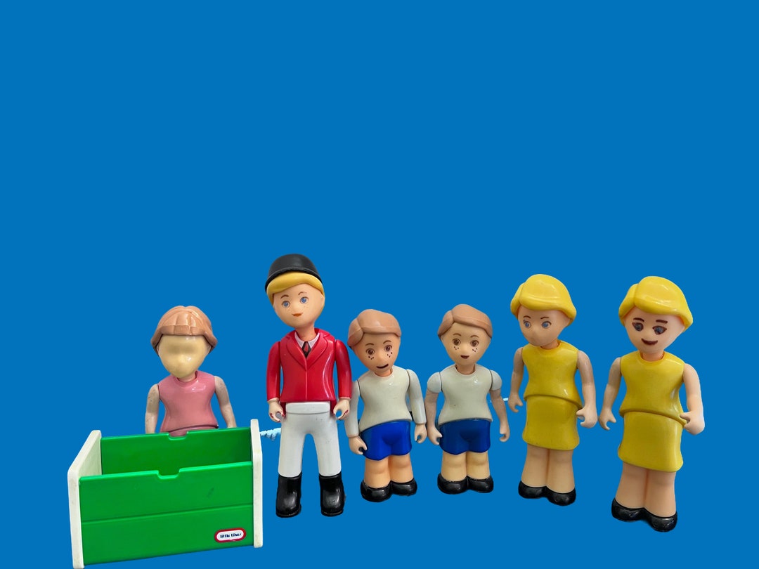 Vintage Little Tikes Toy 6 Original Character Figures - Etsy