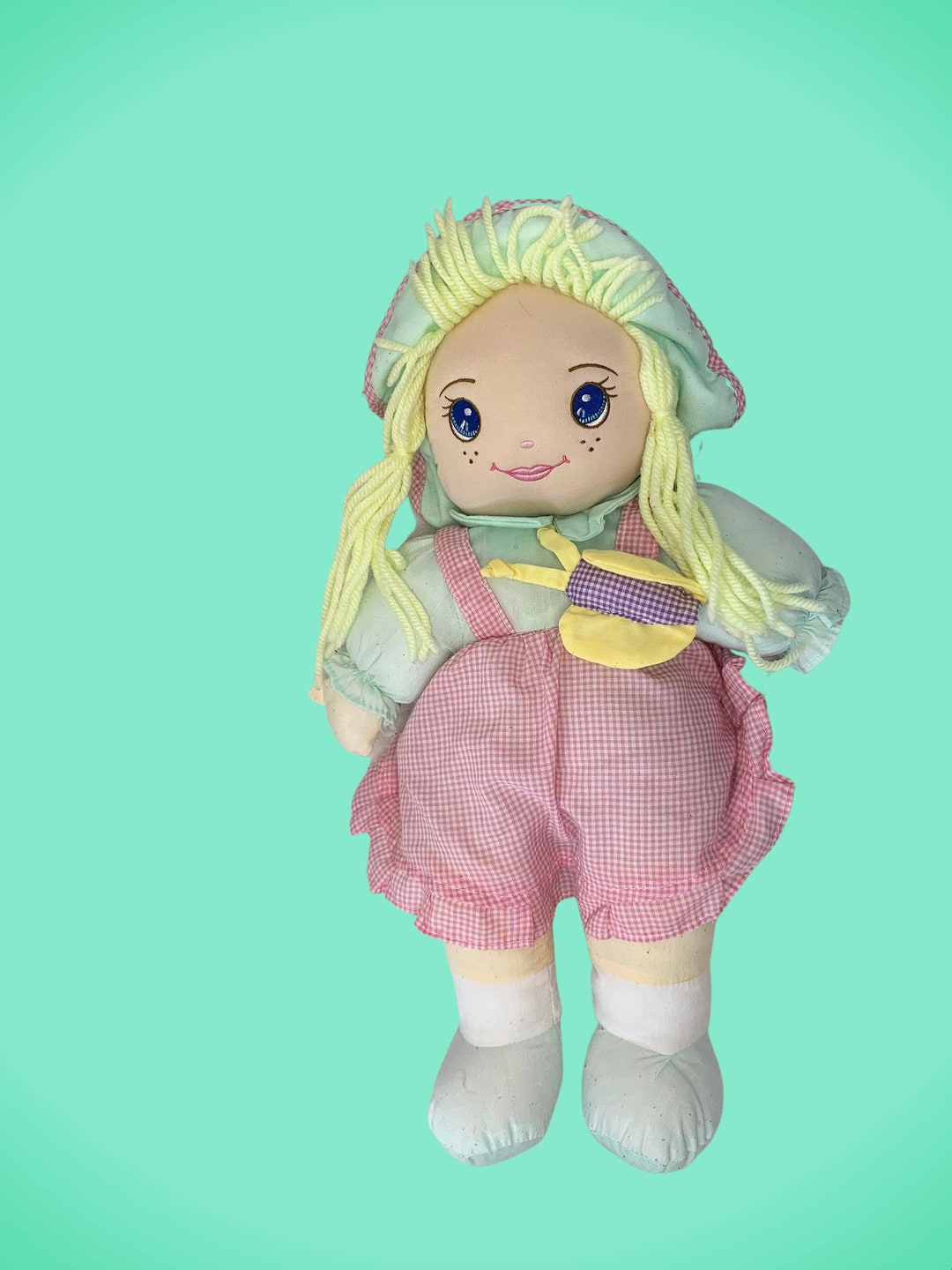 Vintage Simba 20 Inch Pink Doll - Etsy