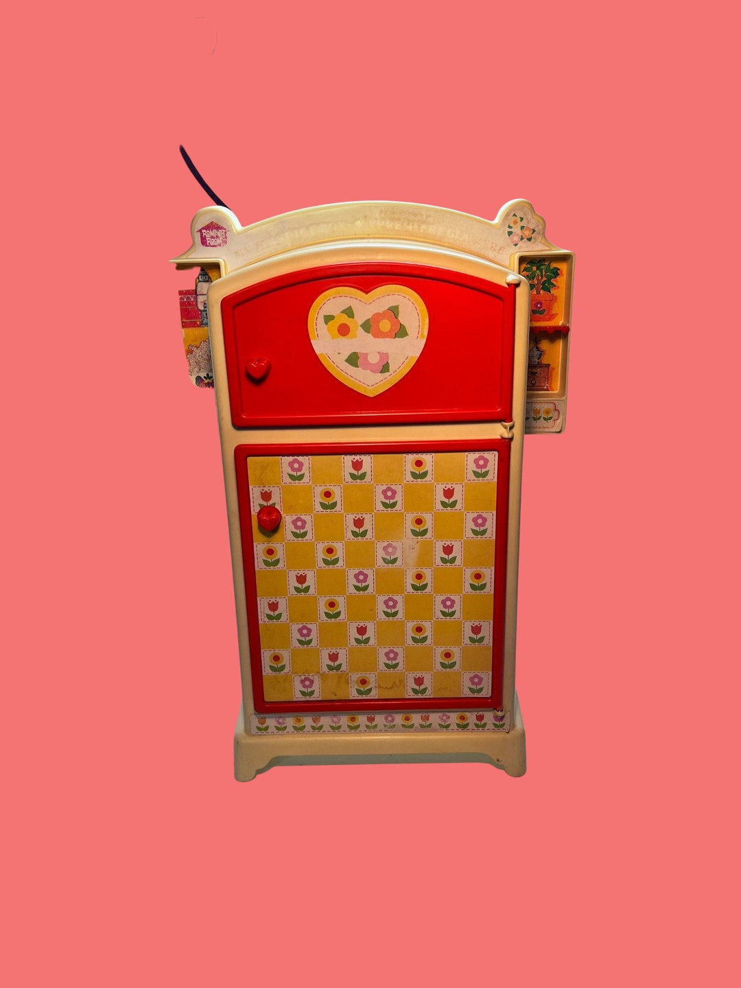 Vintage Toy Stove for Kids Games Kitchen First Ice Box Hasbro Pawtucket ...