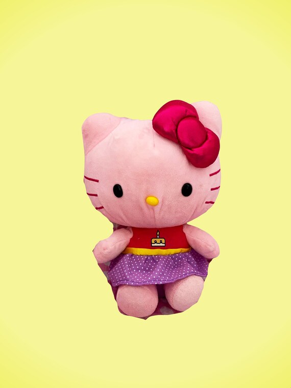 Hello Kitty Kerst Knuffel Hello Kitty Knuffel 35 Cm Roze | Bol