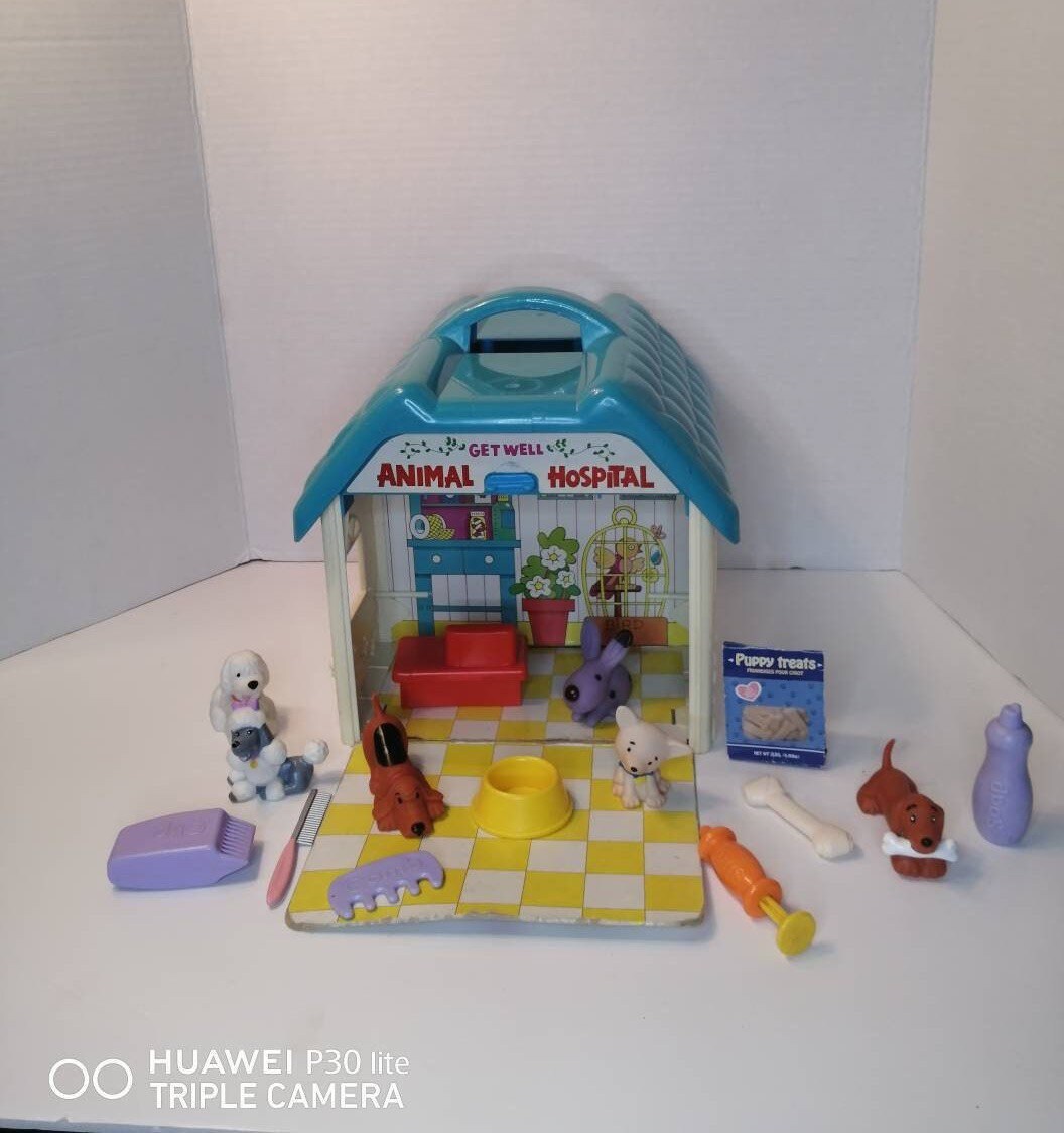 Vintage Toy Veterinary Clinic Get Well Animal Hospital Doctor - Etsy