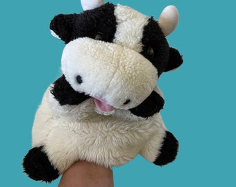 Cow Puppet Plush - Etsy