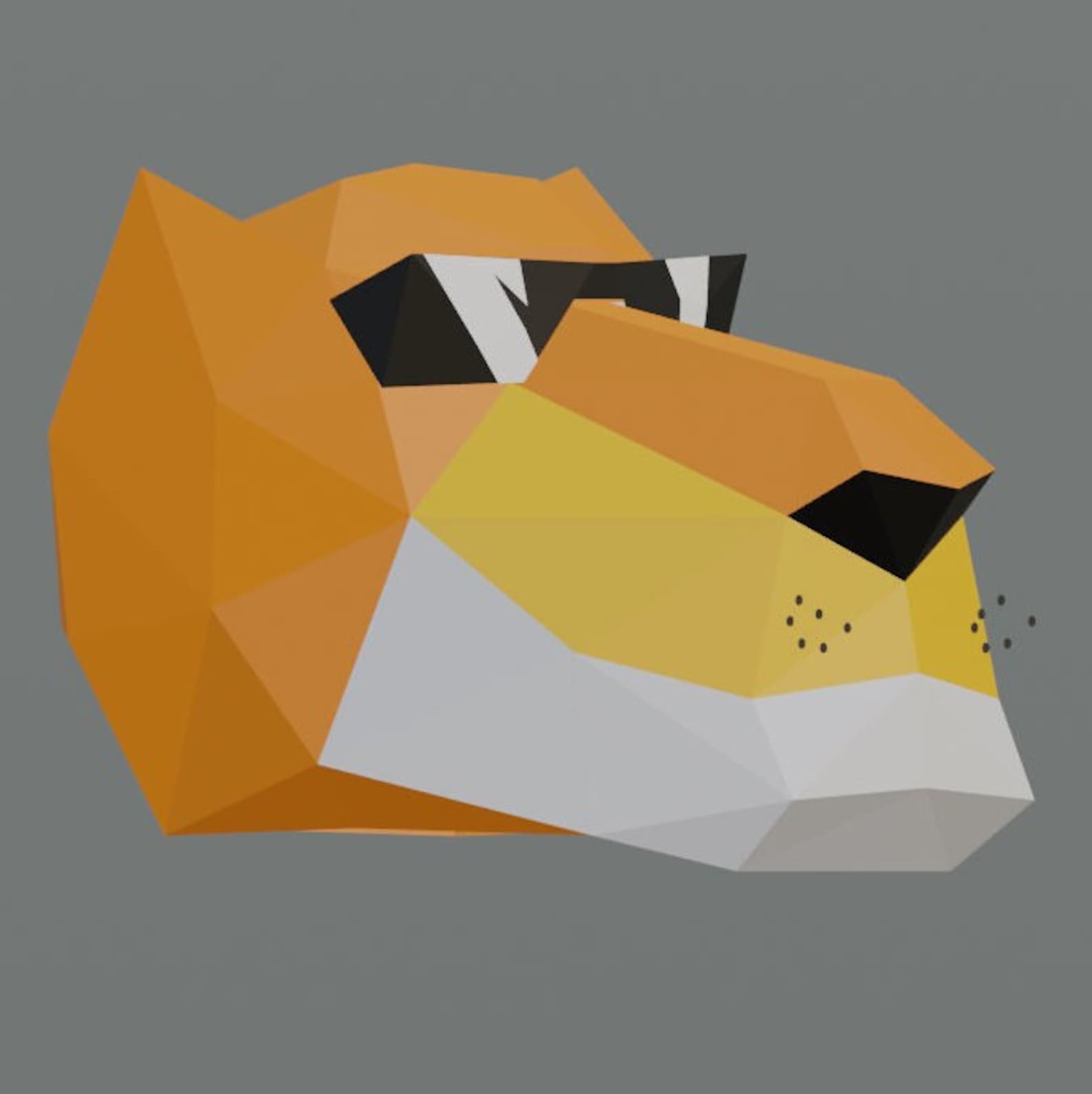 Template Cheetos Mask Paper Craft Template, Instant Pdf Download, 3D ...