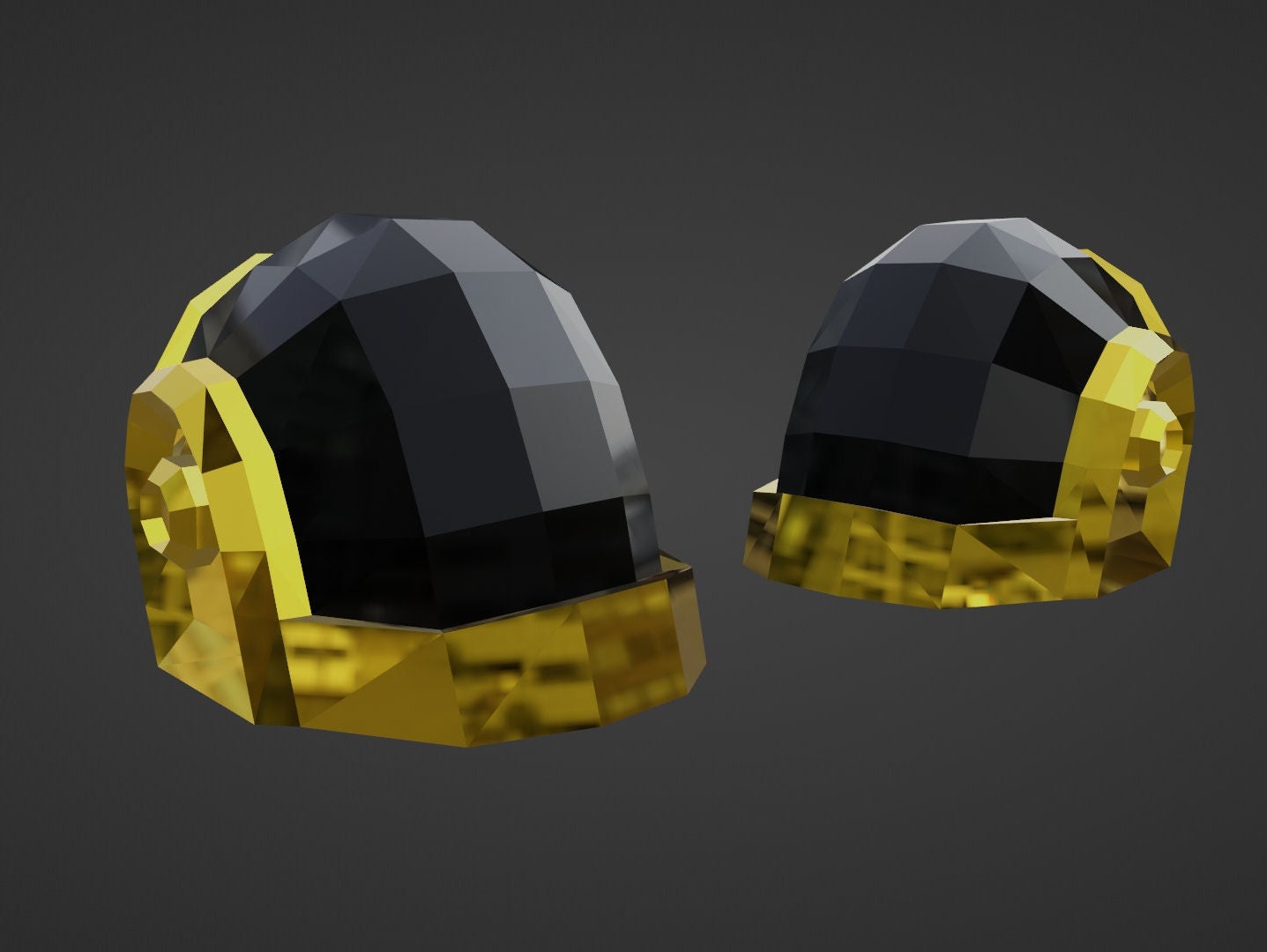 Template DAFT PUNK Guy Manuel Helmet Paper Craft Template, Instant Pdf ...