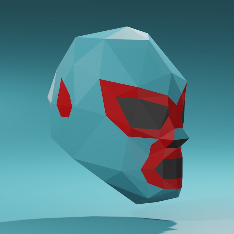 Nacho Libre Papercraft Template Pdf Instant Download, 3D Low Poly Do It ...