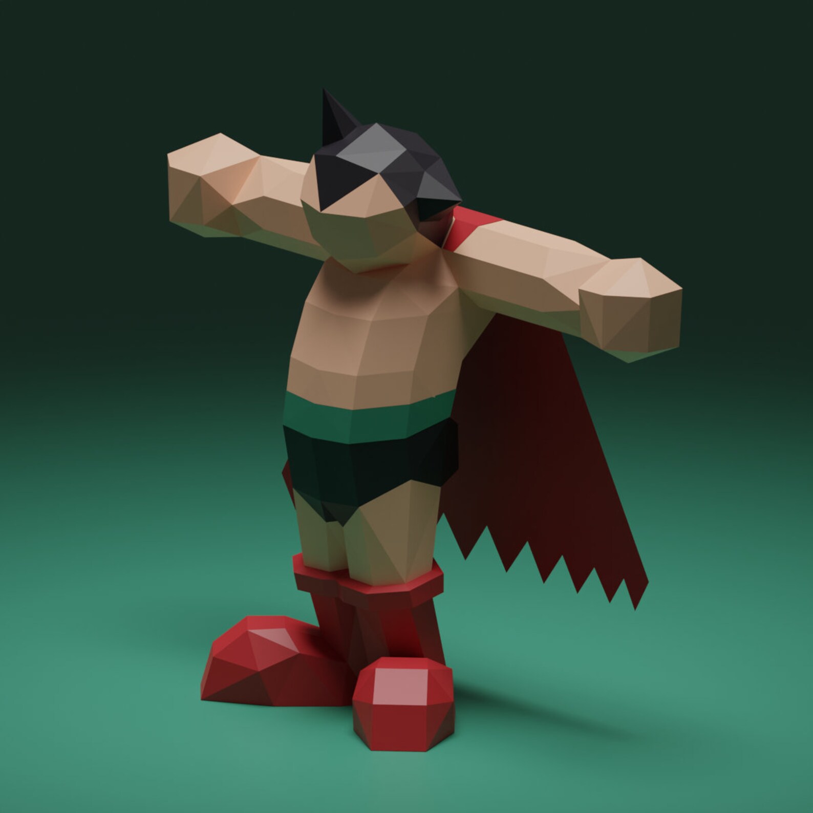 DIY Astro Boy Superhero PDF Templates: Create Your Own 3D Characters ...