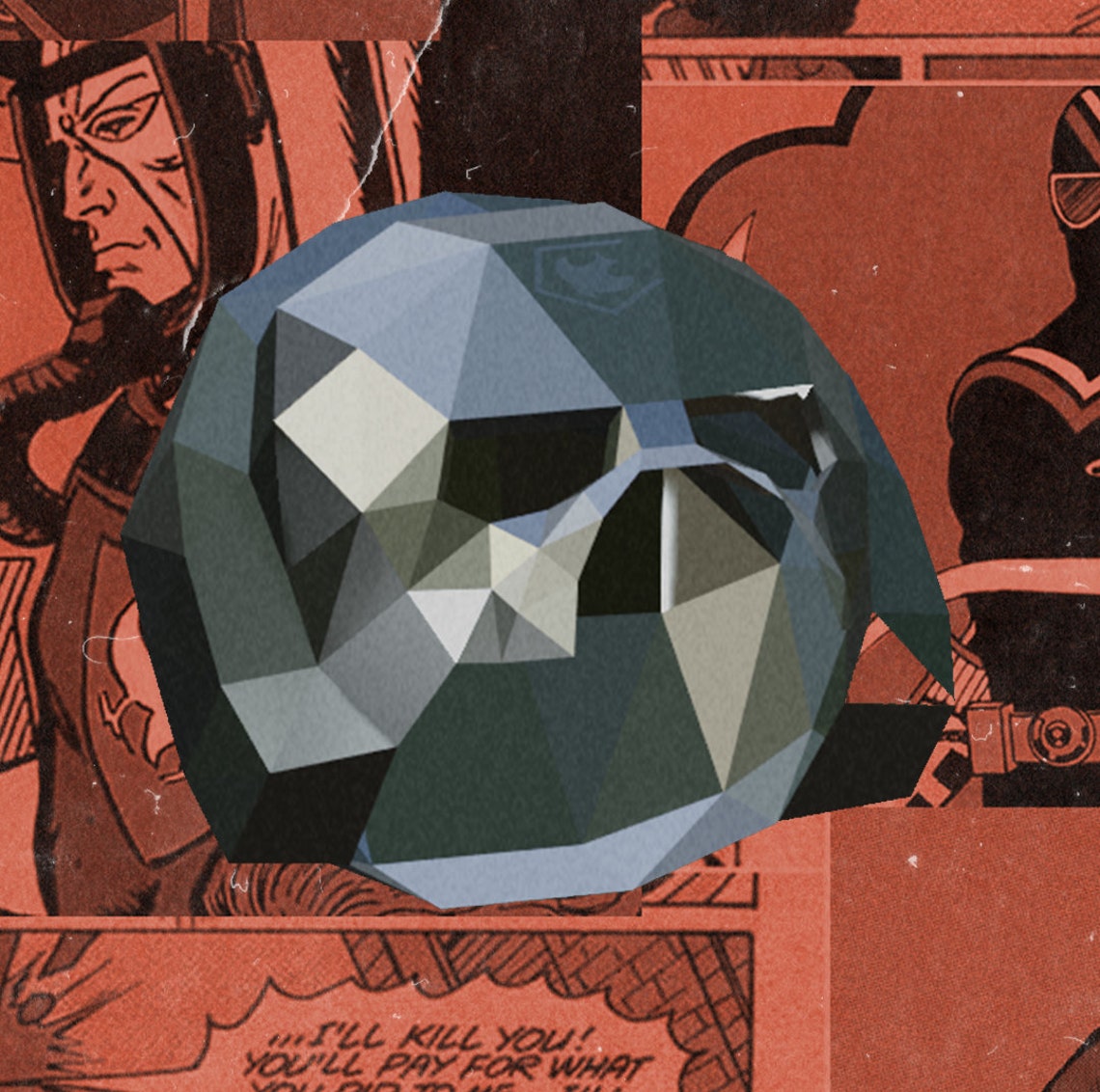 Peace Maker Template Paper Craft Template, Instant Pdf Download, 3D Low ...