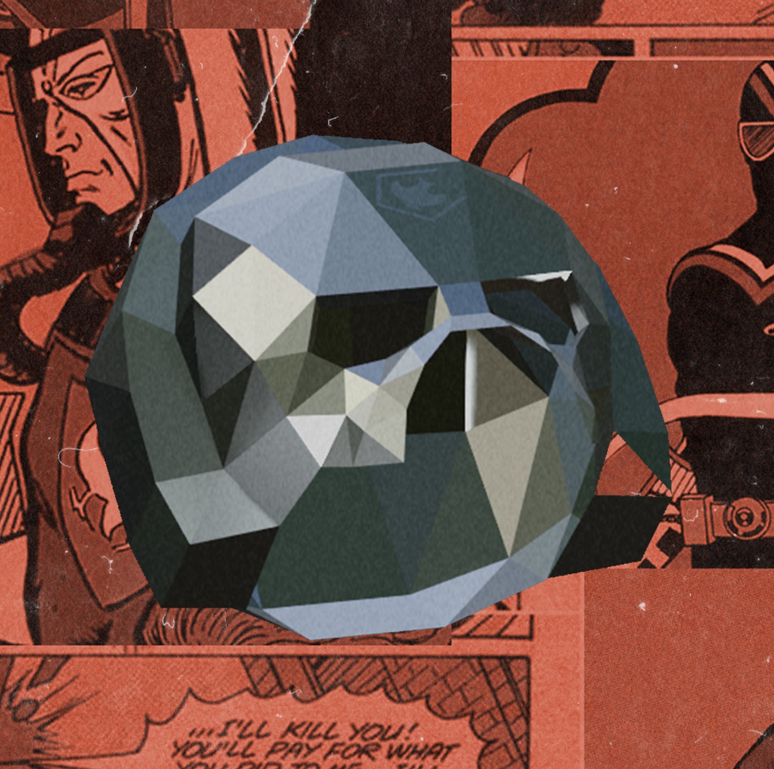 Peace Maker Template Paper Craft Template, Instant Pdf Download, 3D Low ...