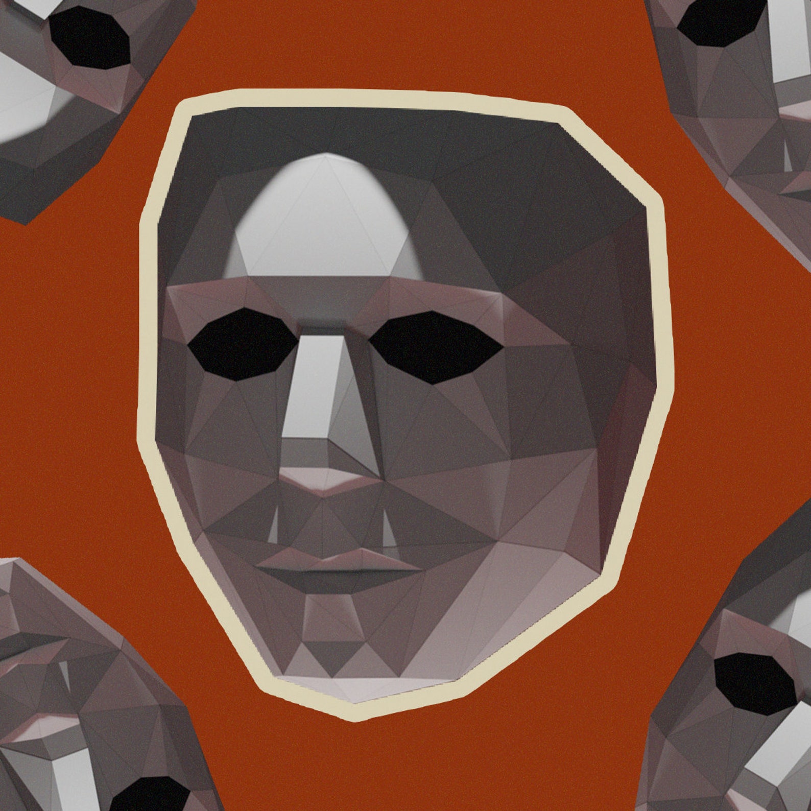 Michael Myers Papercraft Template Pdf Instant Download, 3D Low Poly Do ...