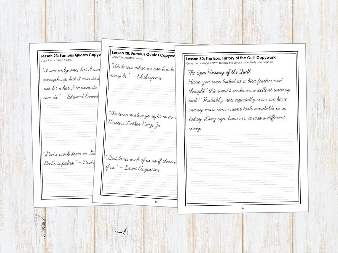 Cursive Handwriting for Teenagers, Penmanship Worksheets, Cursive ...
