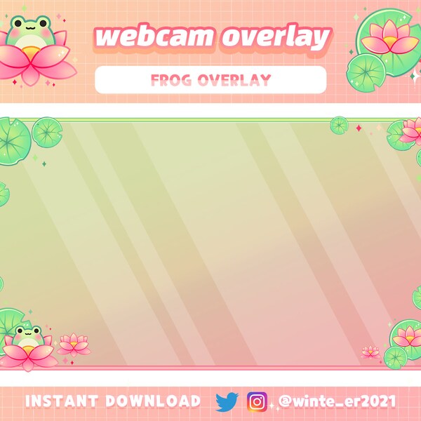 Flower Border Overlay - Etsy