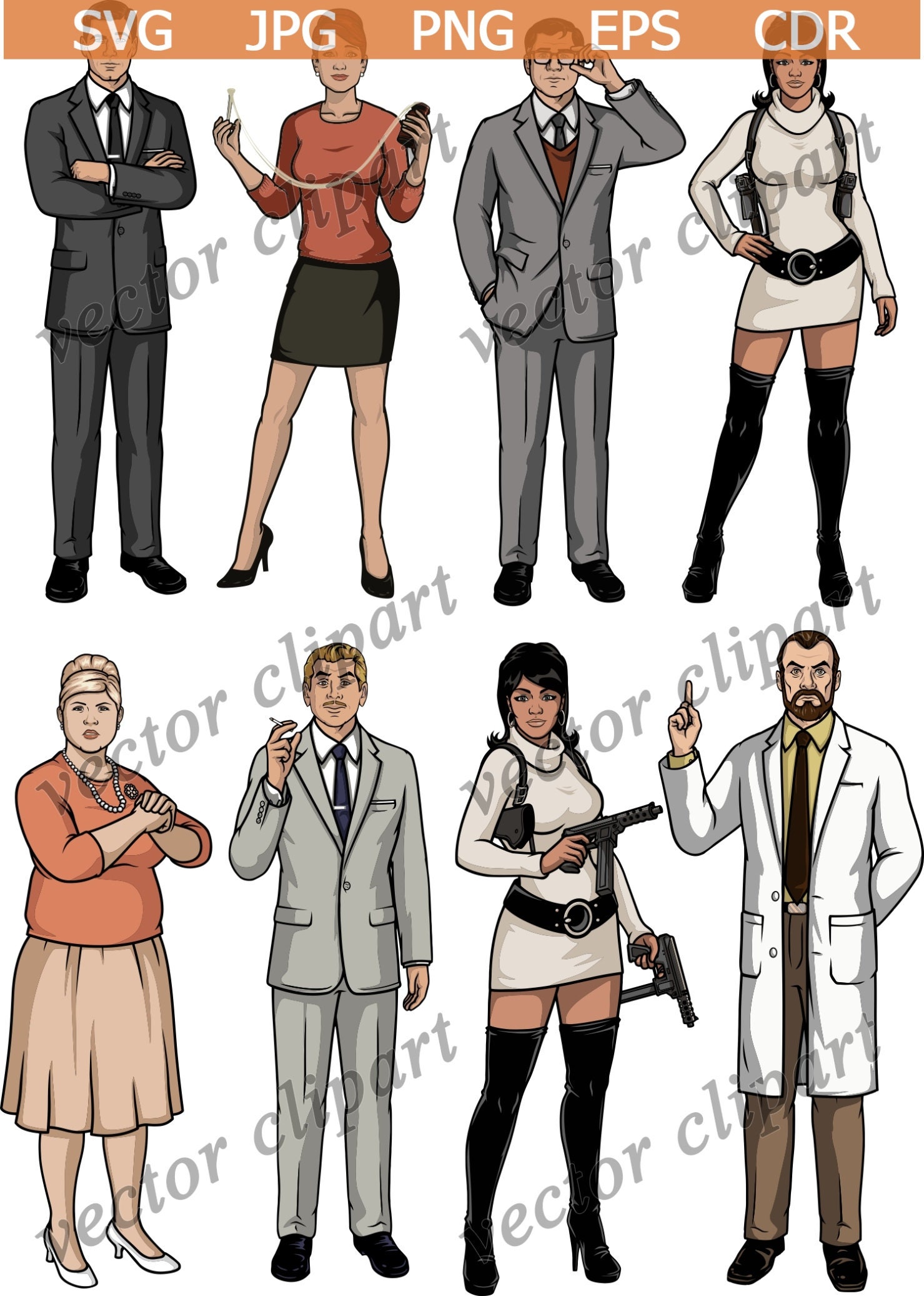 Sterling Archer Vector