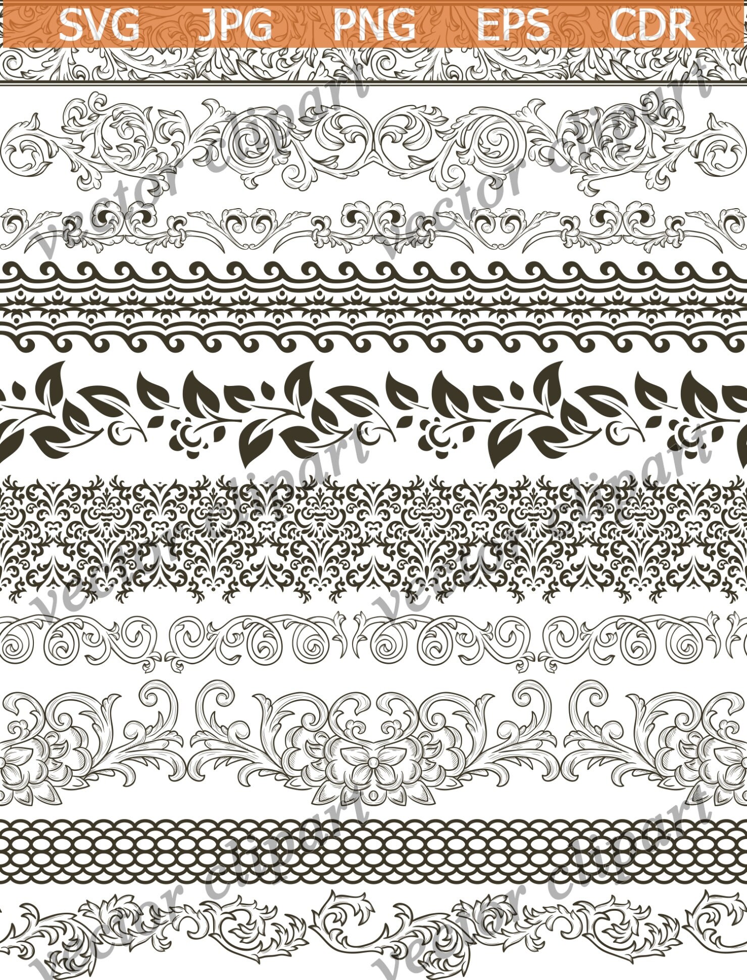 Borders SVG Borders Clipart Borders Shirt Svg Borders - Etsy