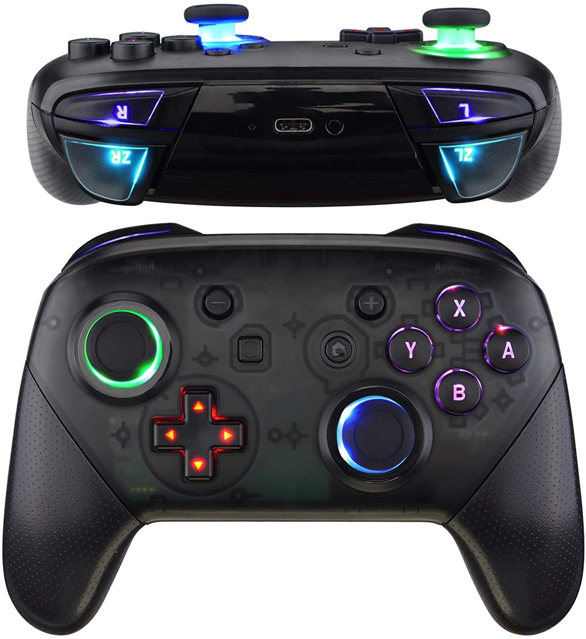 Custom Modded LED Nintendo Switch Pro Controller - Etsy