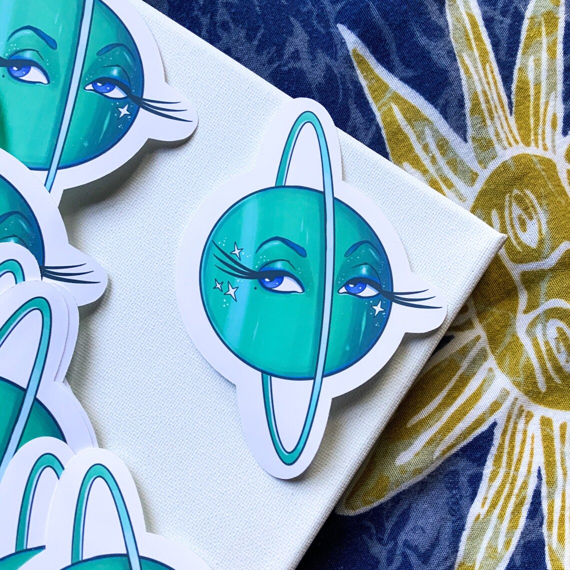 Uranus Matte Die Cut Stickers | Etsy