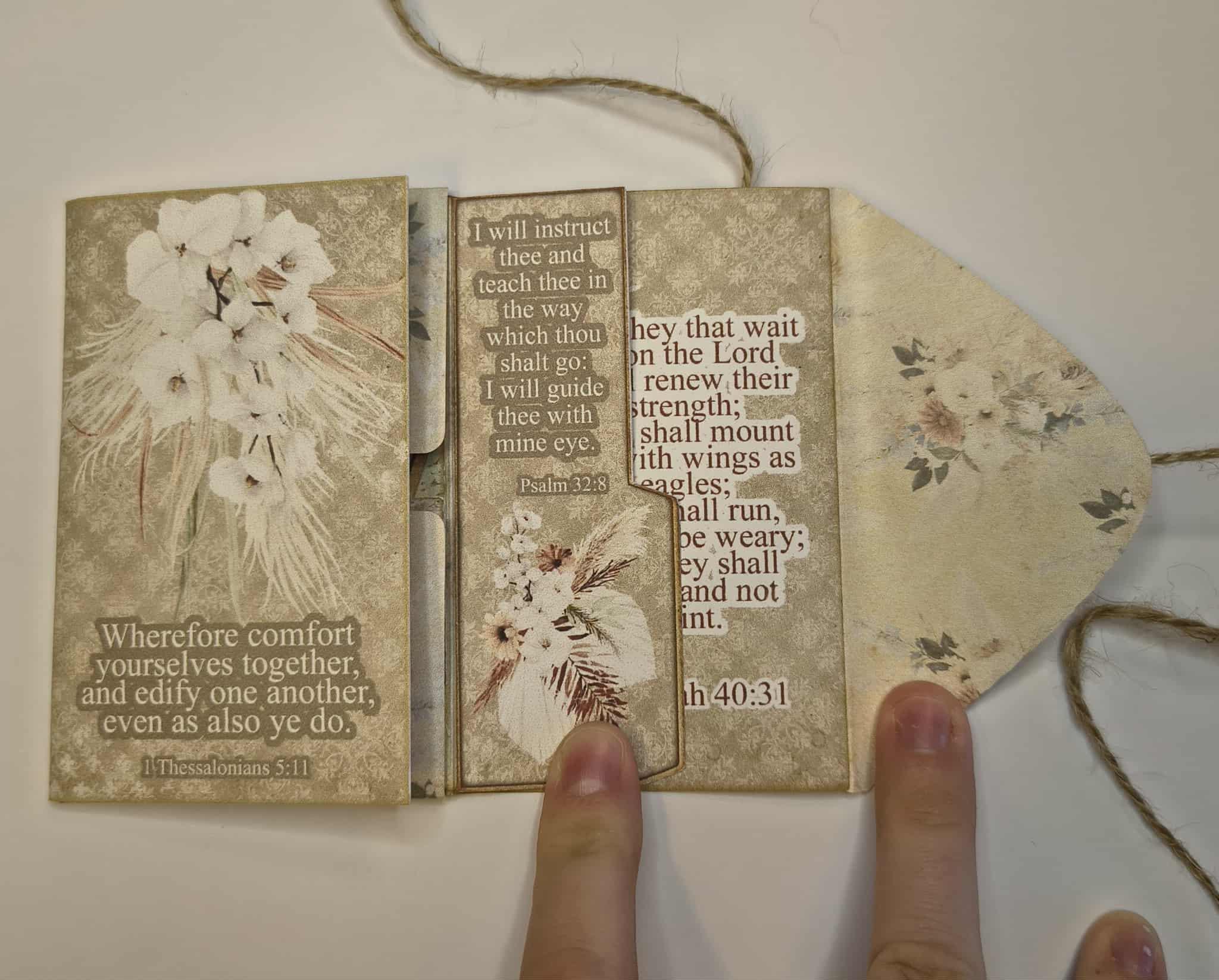 Faith/bible Folio - Pockets and Ephemera - Etsy