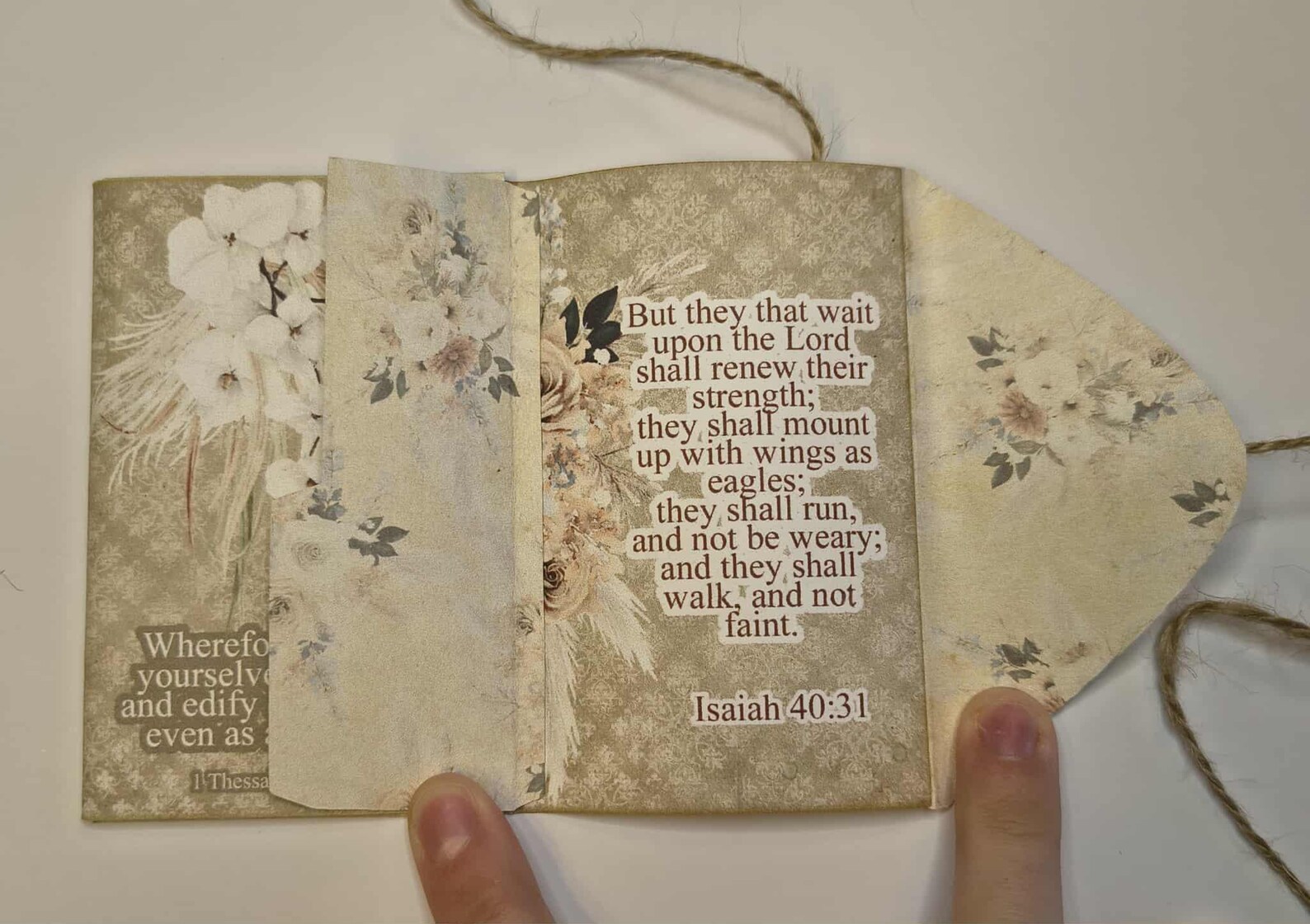 Faith/bible Folio - Pockets and Ephemera - Etsy