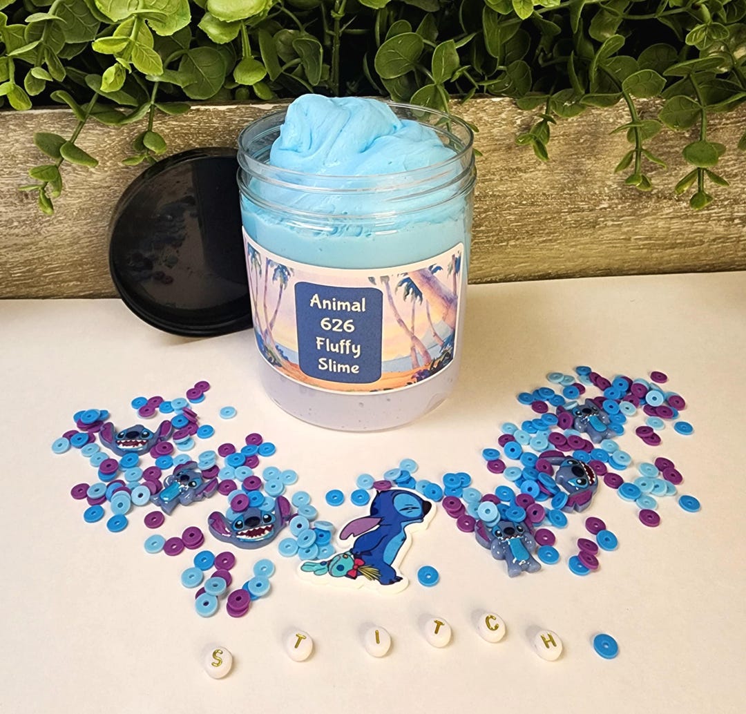 Animal 626 Fluffy Slime With Add Ins - Etsy